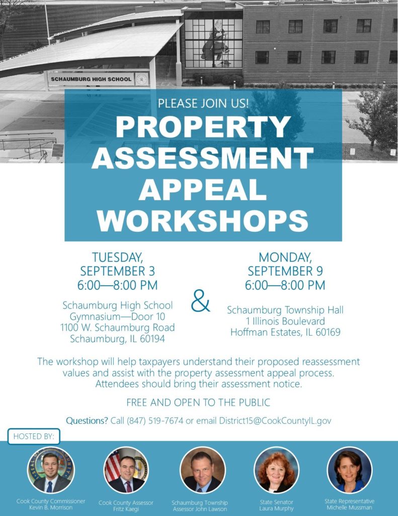 Schaumburg Appeal Workshop — Cook County Commissioner Kevin B. Morrison ...